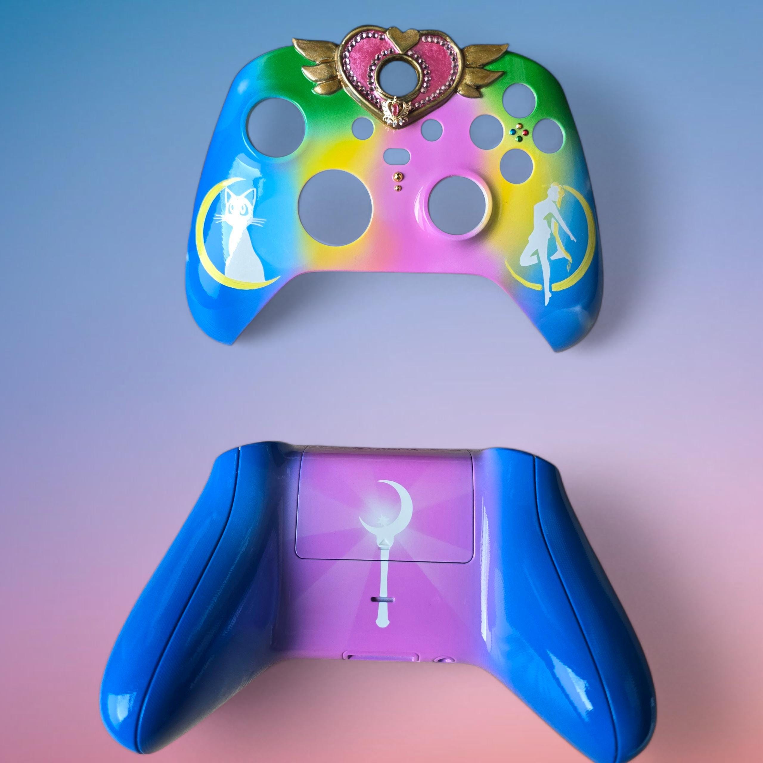 Sailor Moon Custom Hand Painted Xbox Controller or Faceplate, Gift for ...
