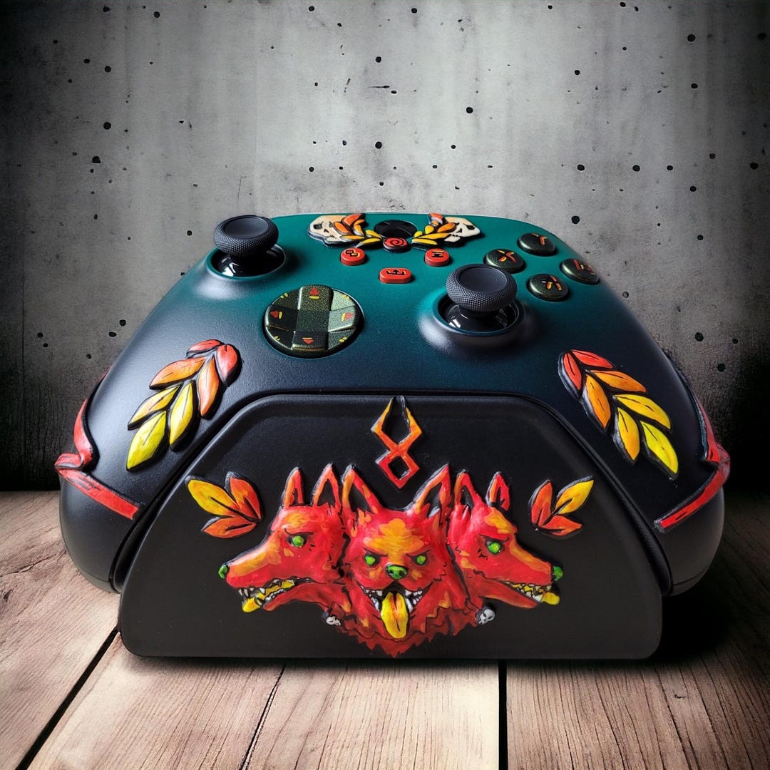 Hades Cerberus Game Merch Custom Controller Stand, Hades Controller ...