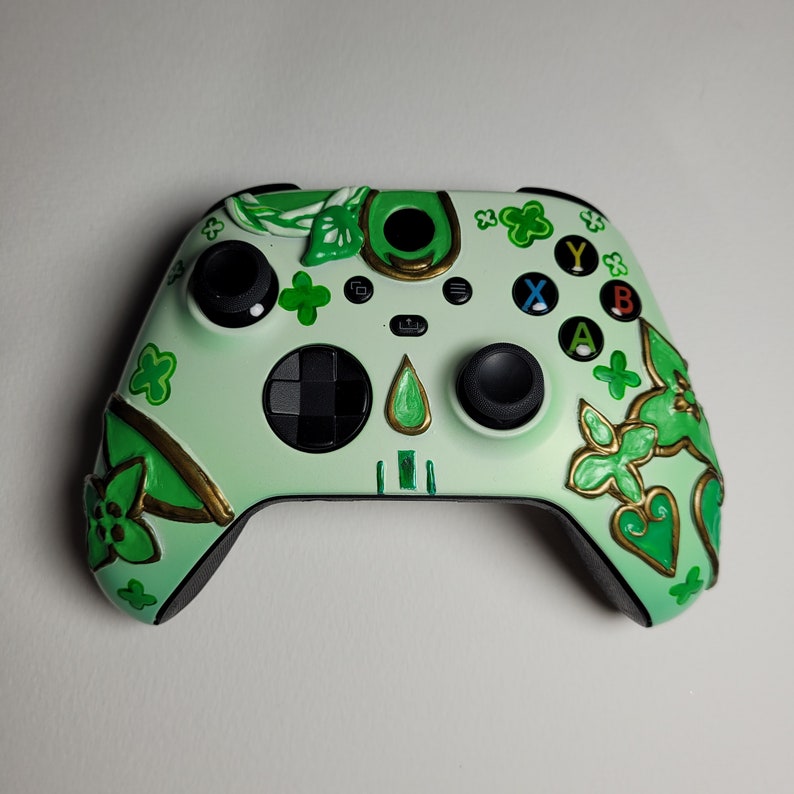 3D Custom Xbox Series X Controller Front. Genshin Impact Nahida. Dendro ...