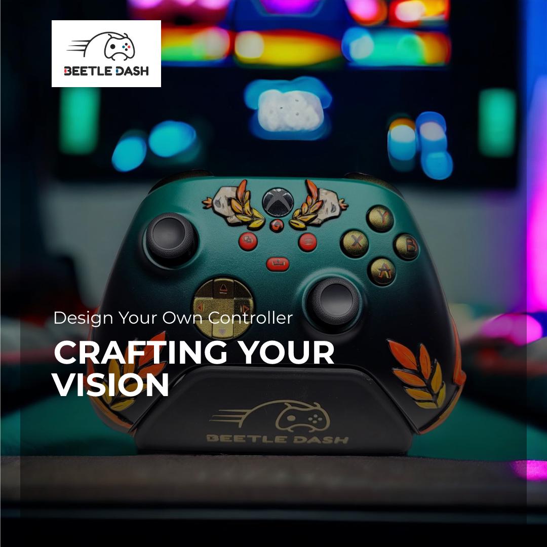 Custom Painted Gaming Controller: Handmade Xbox, PS5, PS4, Scuf ...
