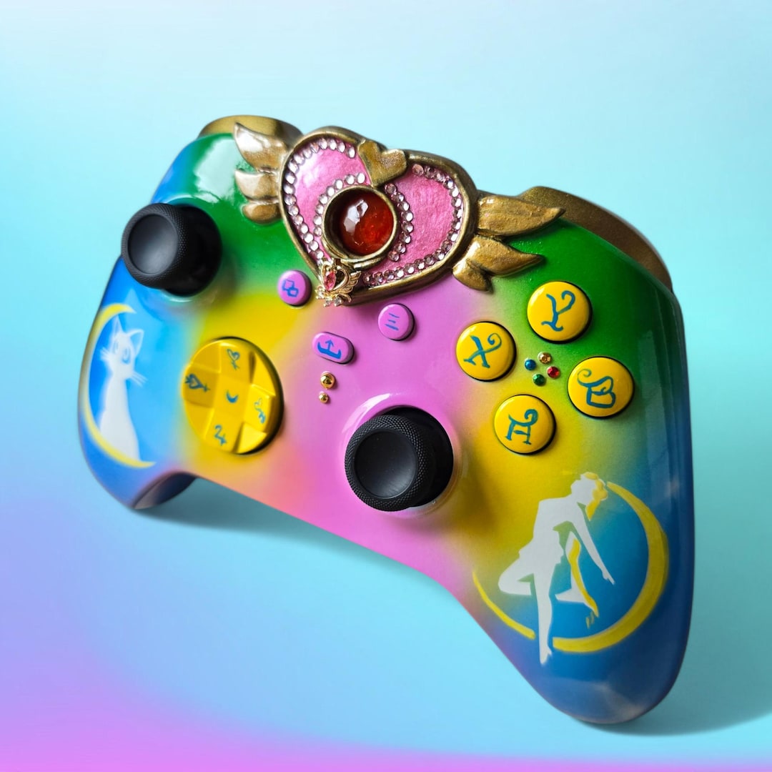 Sailor Moon Custom Hand Painted Xbox Controller or Faceplate, Gift for ...