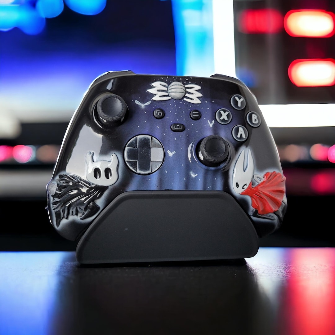 Hollow Knight Controller Faceplate, Hornet Silksong Merch, Cute Grub, Custom Video Game ...