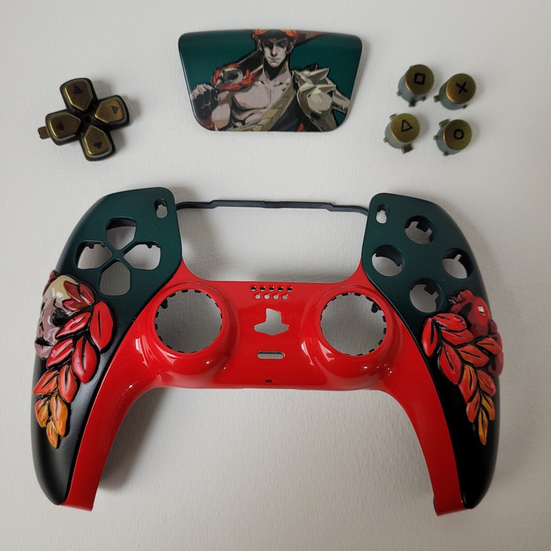 Hades Zagreus Greek Mythology Ps5 Game Controller With Skull and ...