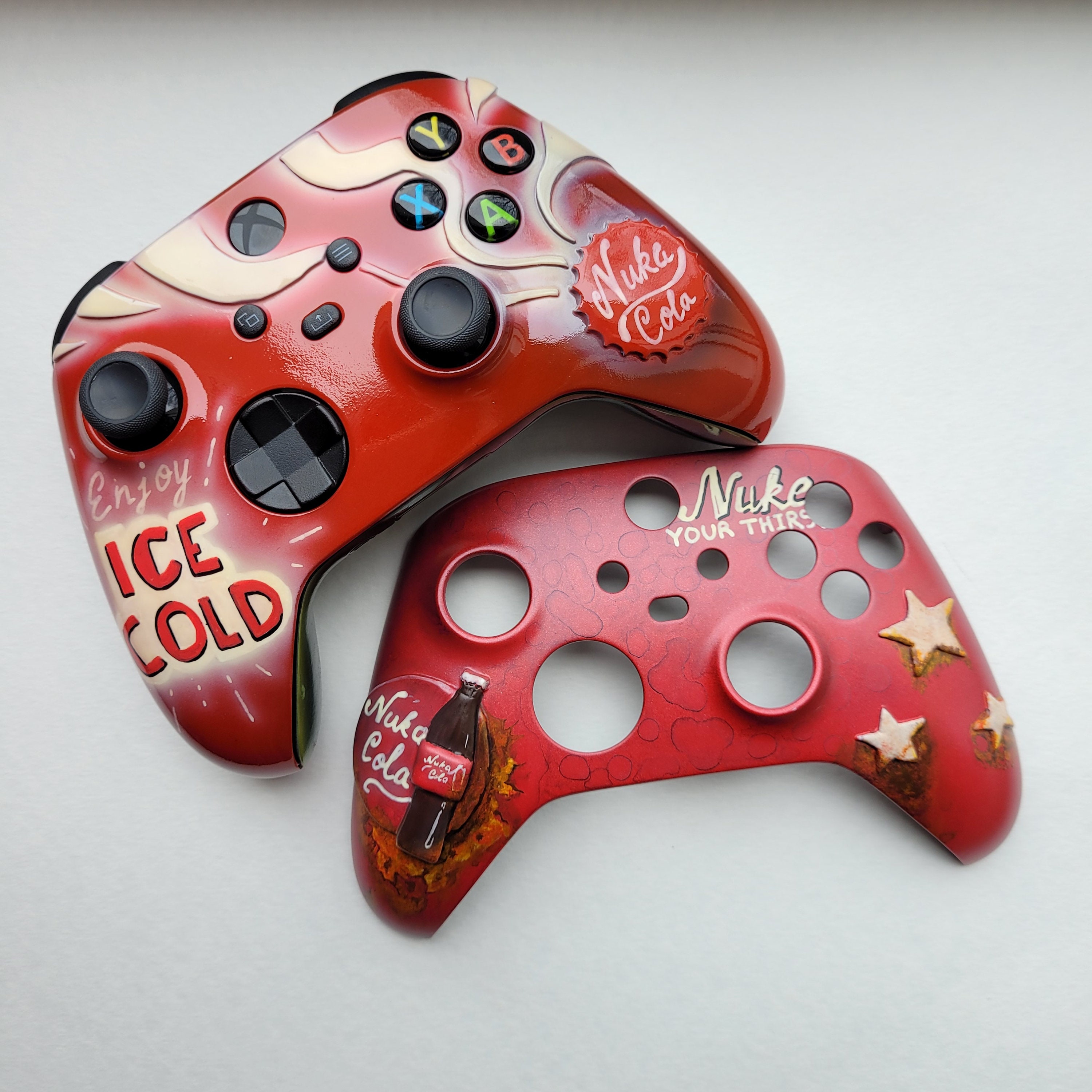 Handmade Fallout Controller Faceplate Fallout Nuke Gift for Dad Custom ...