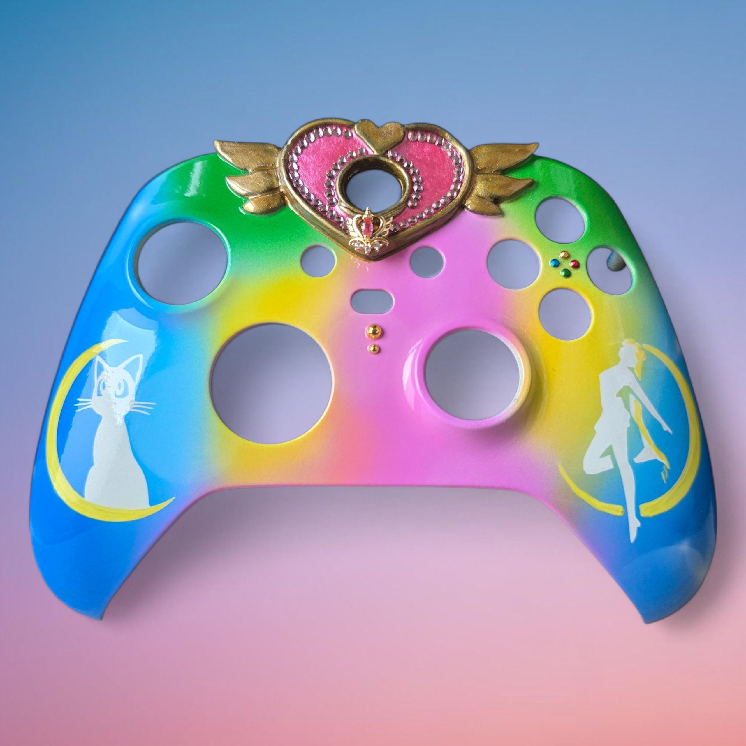 Sailor Moon Custom Hand Painted Xbox Controller or Faceplate, Gift for ...