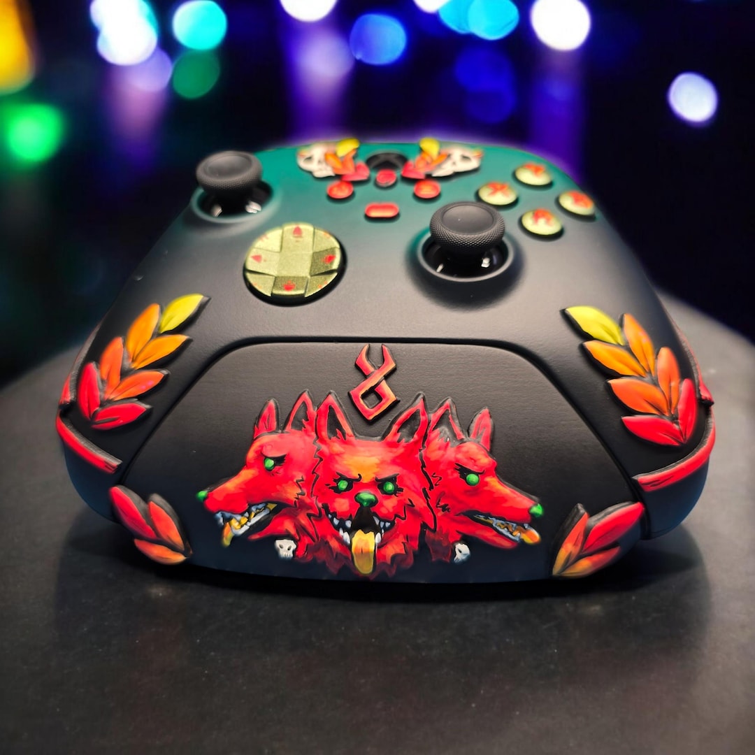 Hades Cerberus Xbox Controller Holder Stand, Hand-painted 3D Elements ...