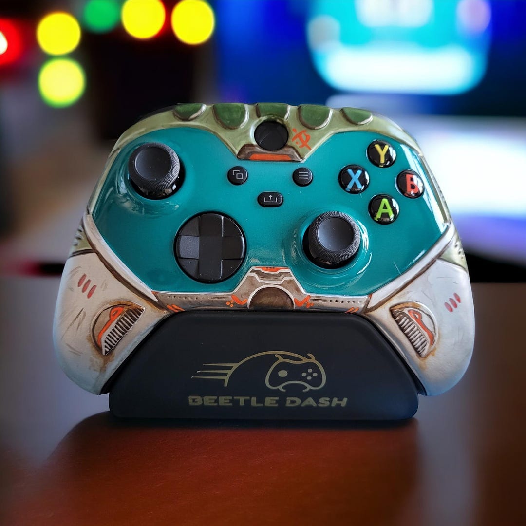 DOOM Doomguy Helmet Custom Controller Faceplate, Xbox Custom Gamer Gift ...