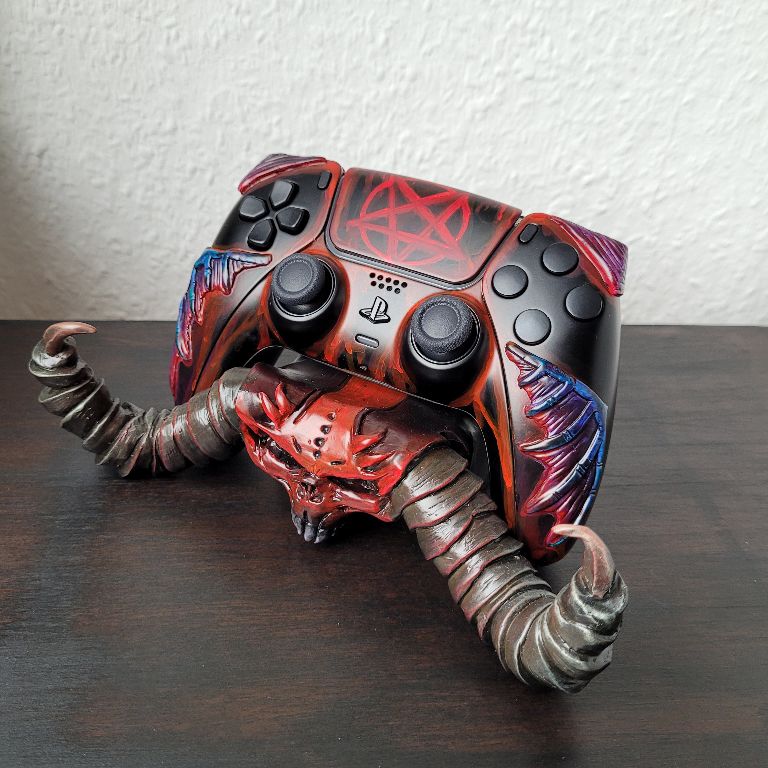 Gift for Gamer. Custom Diablo IV Inspired Controller Faceplate. Demon ...