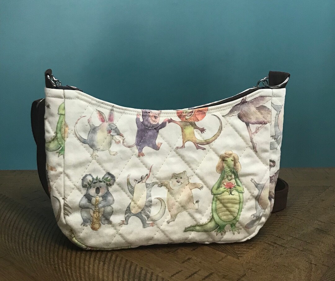 Australian Animals Quilted Purse: Koala, Wombat, Kangaroo - Etsy