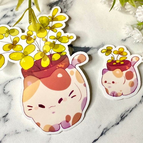 Bleh Kitty Vinyl Sticker/ Laptop Stickers/ Cute Stickers - Etsy