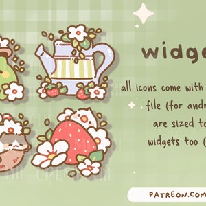 Cute Cottagecore App Icon Set | Kawaii Aesthetic Theme for Android Ios ...