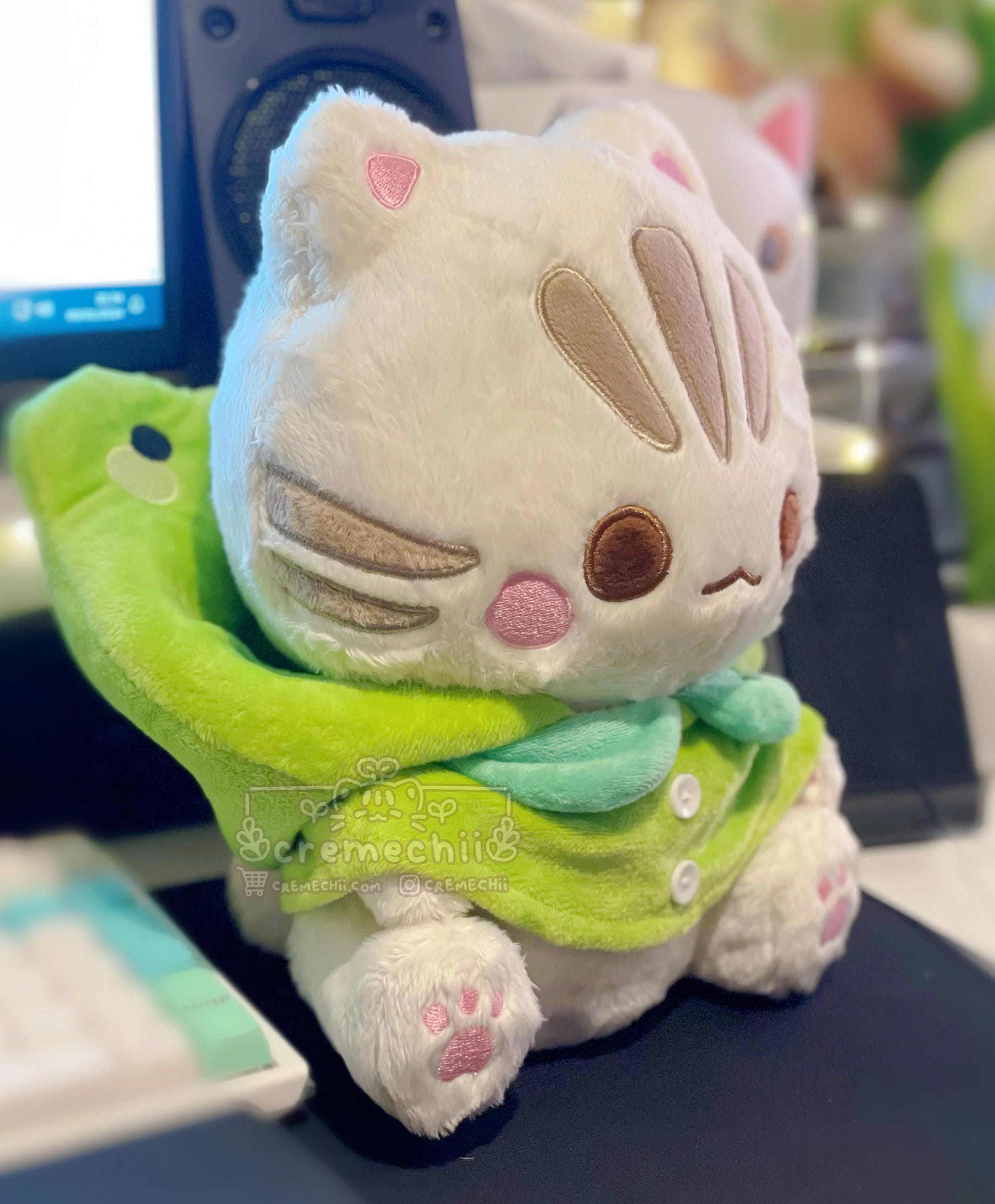 Lilly the Froggy Cat • Stuffed Animal Plushie • 10 Inch (25 Cm) Stuffie ...
