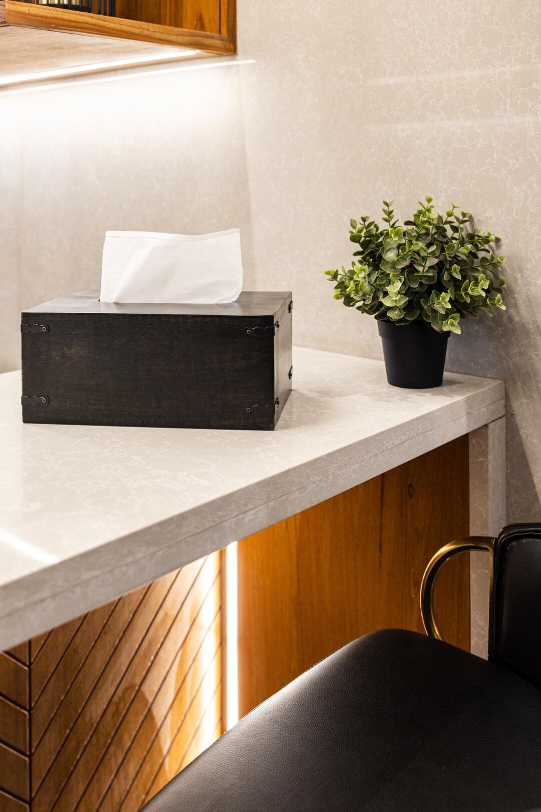 Tissue Box Cover Rectangular With Slide Out Bottom, Rustic Home Decor ...