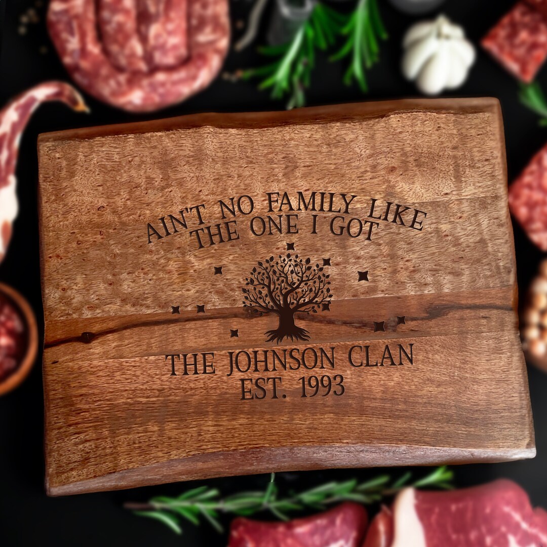 Engraved Butcher Block, Grandpa Gift, Personalized Cutting Board ...