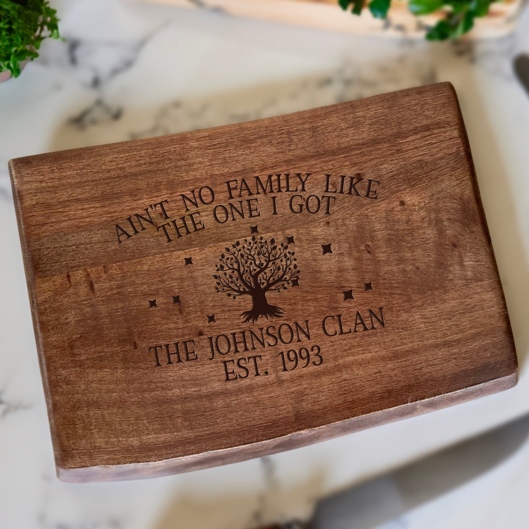 Personalized Butcher Block Cutting Board BBQ Gift Top Quality Wood ...