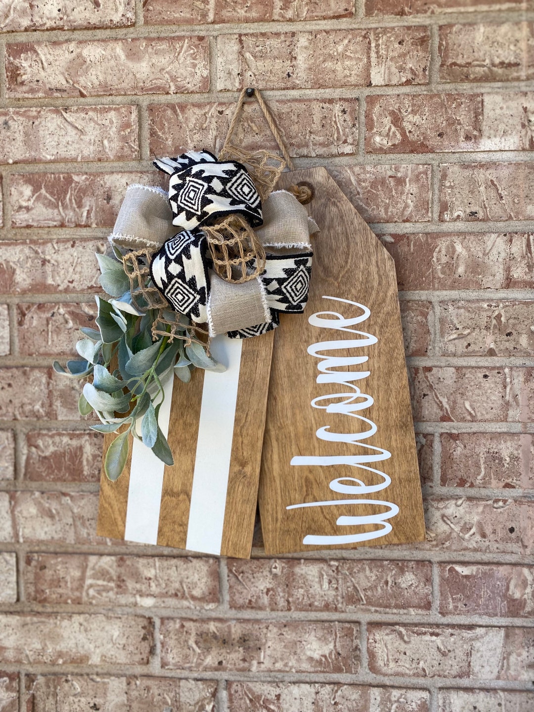 Welcome Door Tags ~ Door Hanger - Etsy