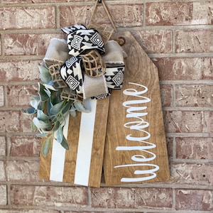 Welcome Door Tags ~ Door Hanger - Etsy