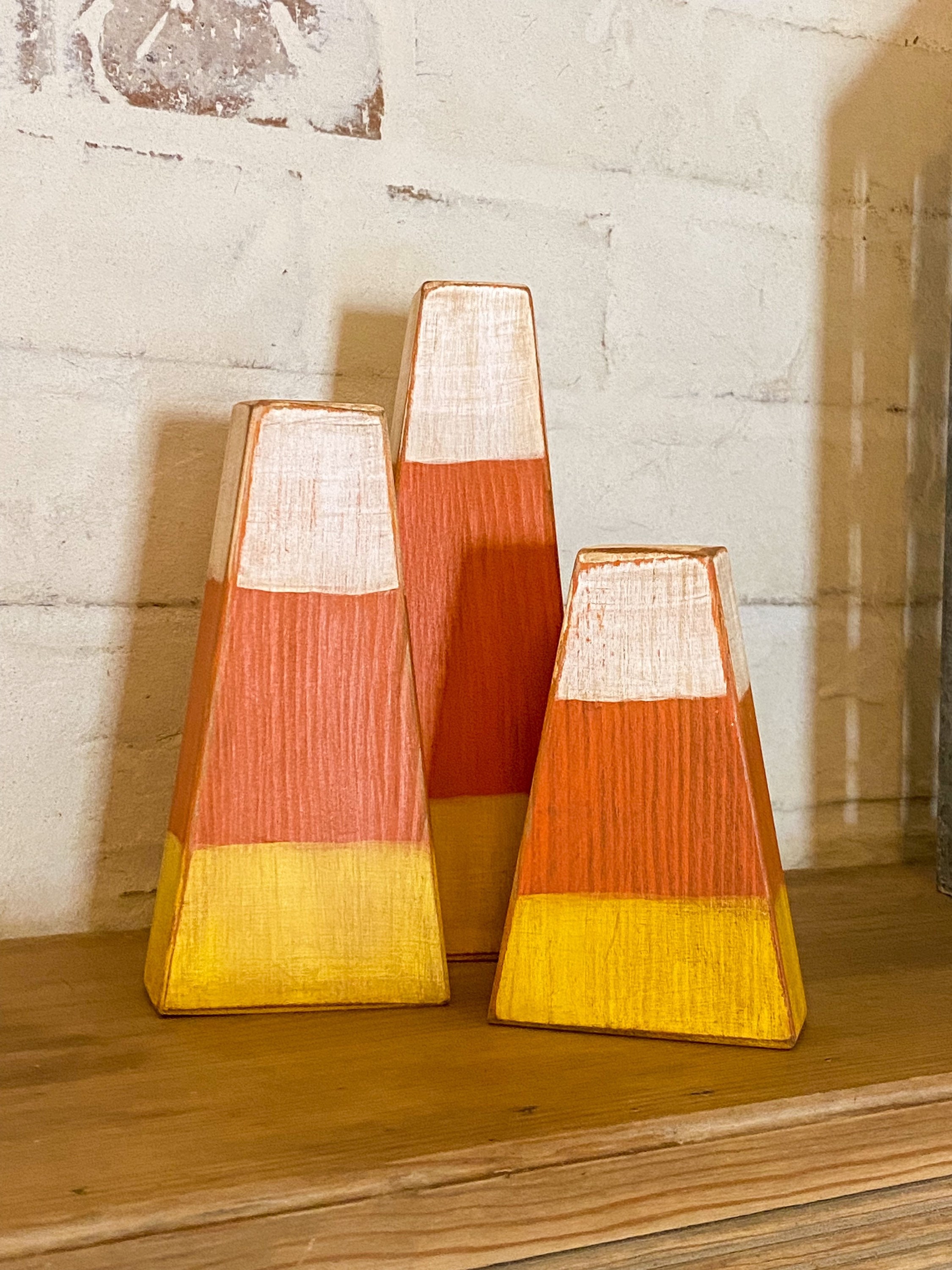 Candy Corn ~ Fall Wood Decor - Etsy