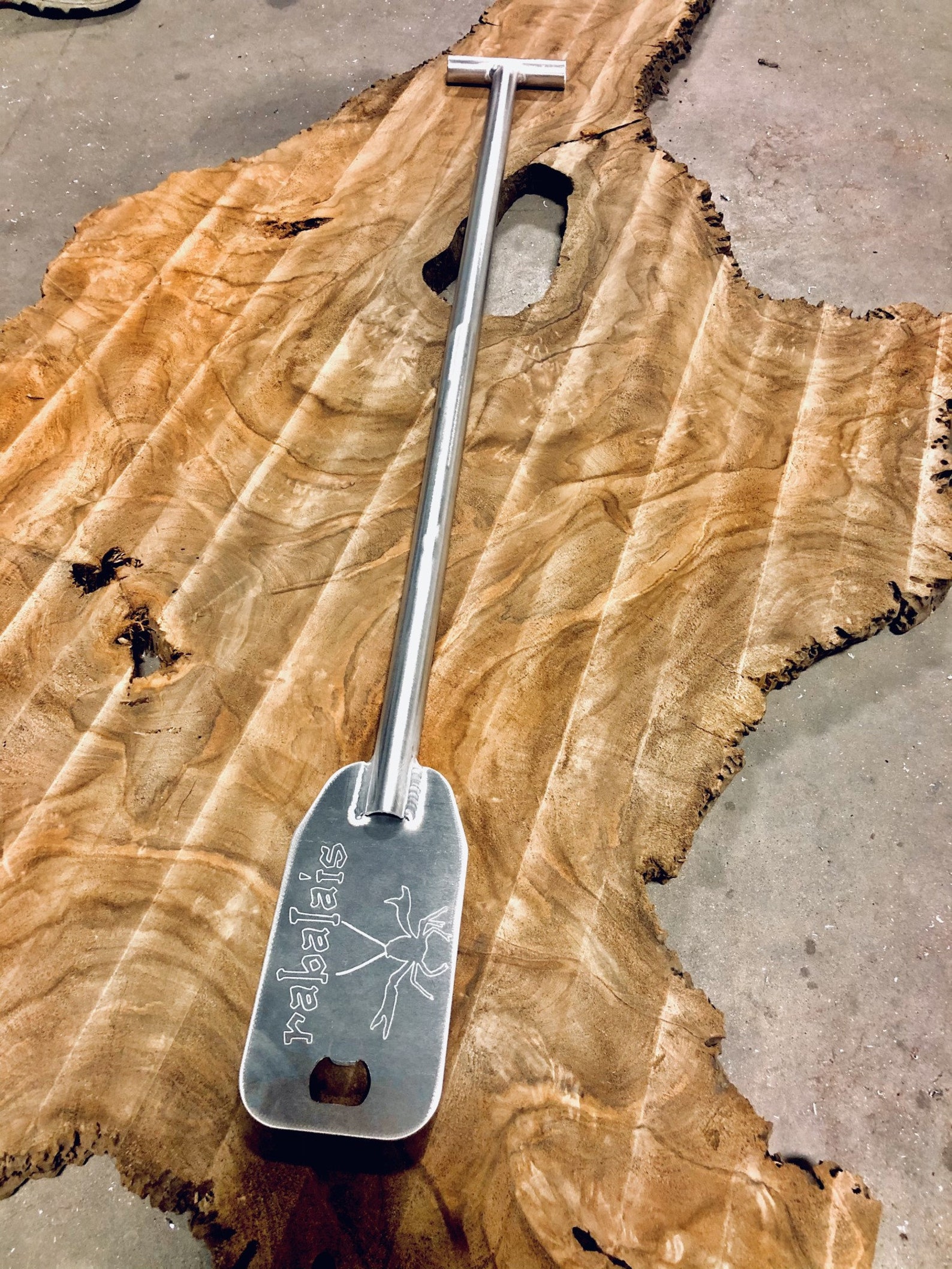 Aluminum Crawfish Paddle w/ Customized Engraving and Bottle | Etsy