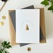 Set of 6 Luxury Gold Foil Christmas Cards, Elegant Gold Christmas Cards ...