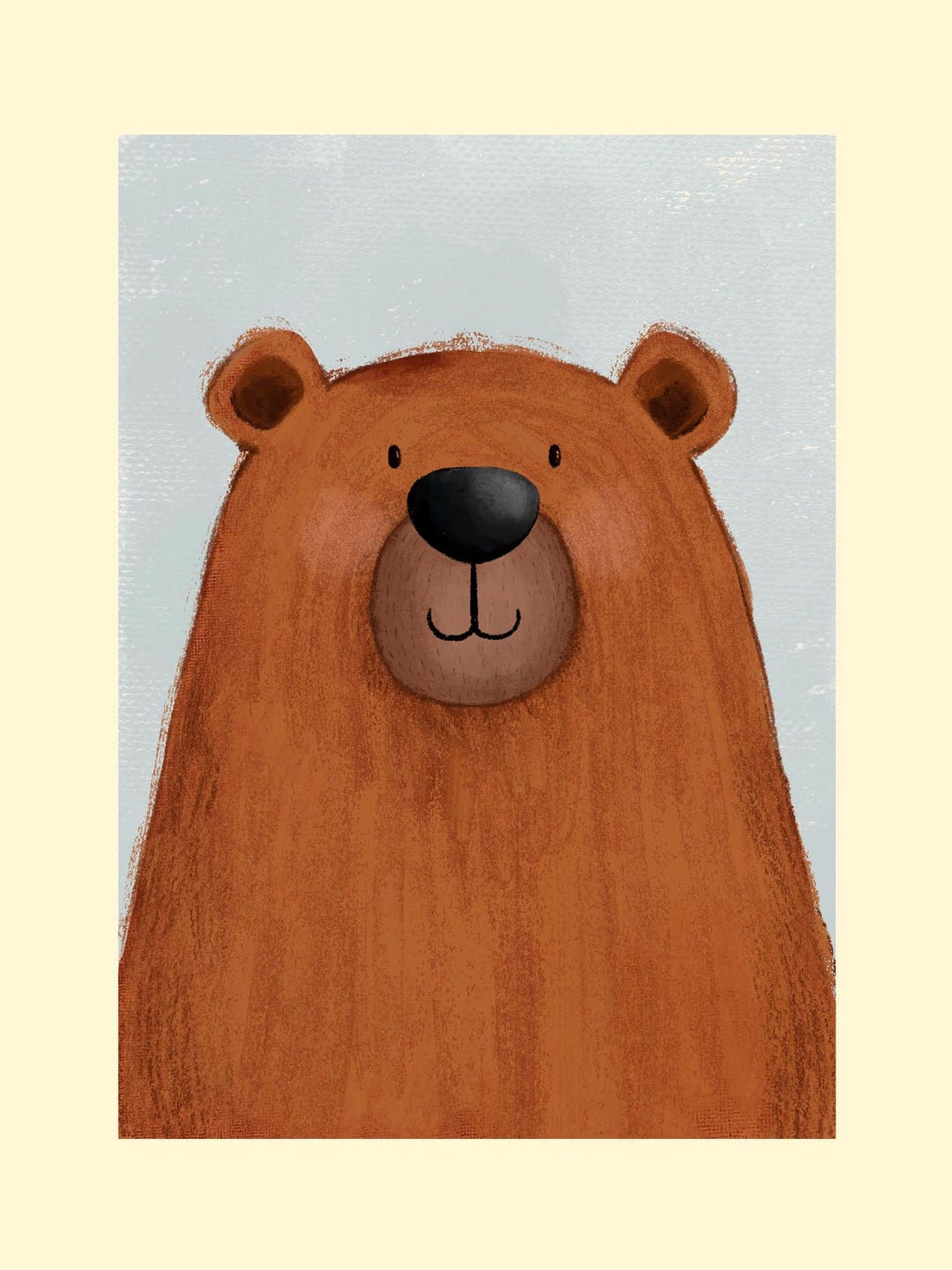 Marco the Bear, VINYL STICKER, Illustration - Etsy