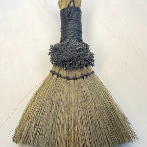 Black Obsidian Magic Dark Crystal Lavender Mini Besom Broom - Etsy