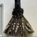 Black Obsidian Magic Dark Crystal Lavender Mini Besom Broom - Etsy