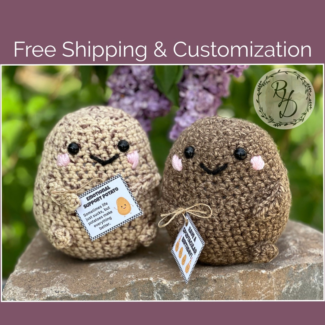 Personalized Potato Plushie Crochet FREE Shipping Gifts for Her ...