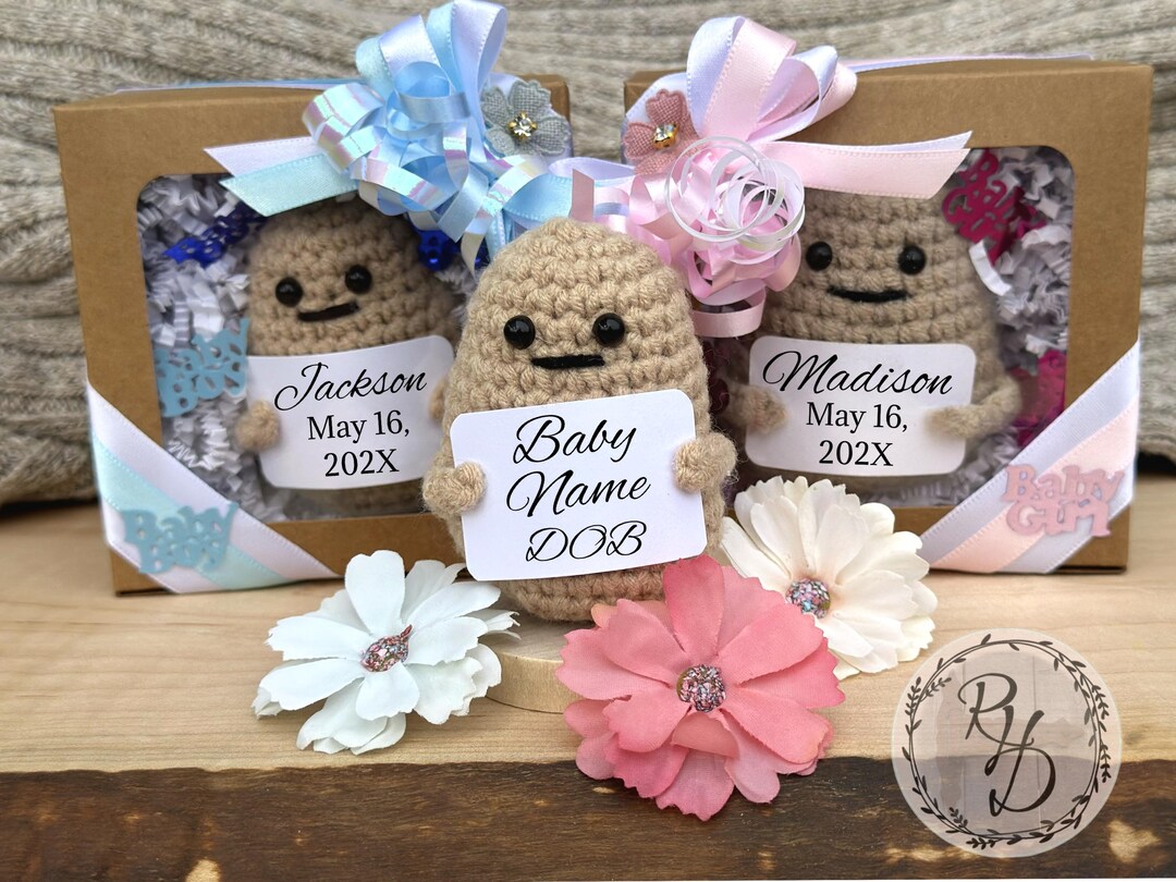Baby Shower Gift Box | Potato | Girl | Boy | Personalized Gift | Gender ...
