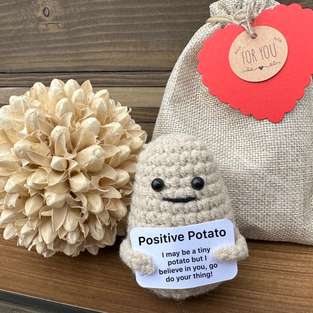 Personalized Potato Gift Set | Crochet | Burlap Bag | Handmade ...