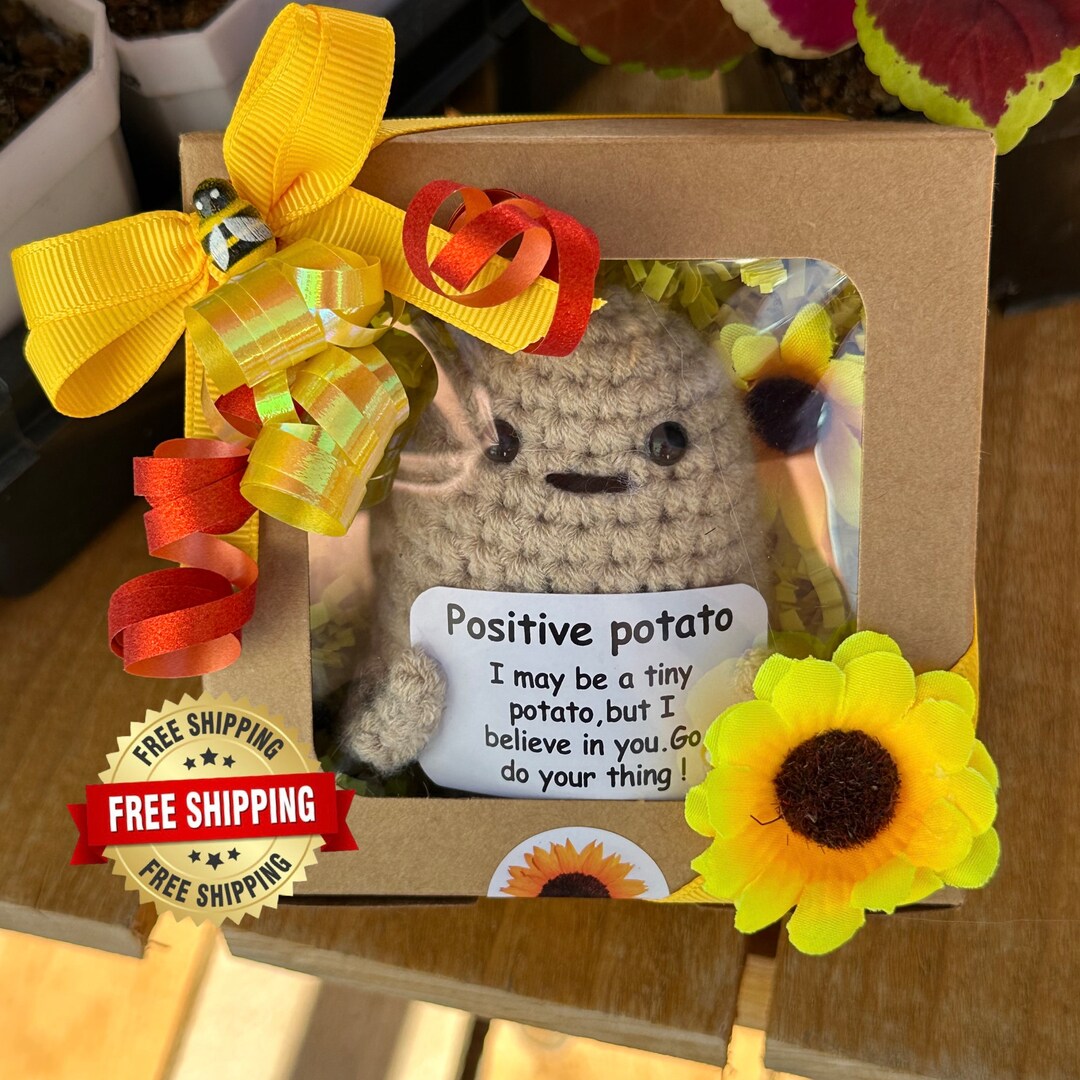 Sunflower Positive Potato Gift Box FREE SHIPPING Bee Gift for Mom ...