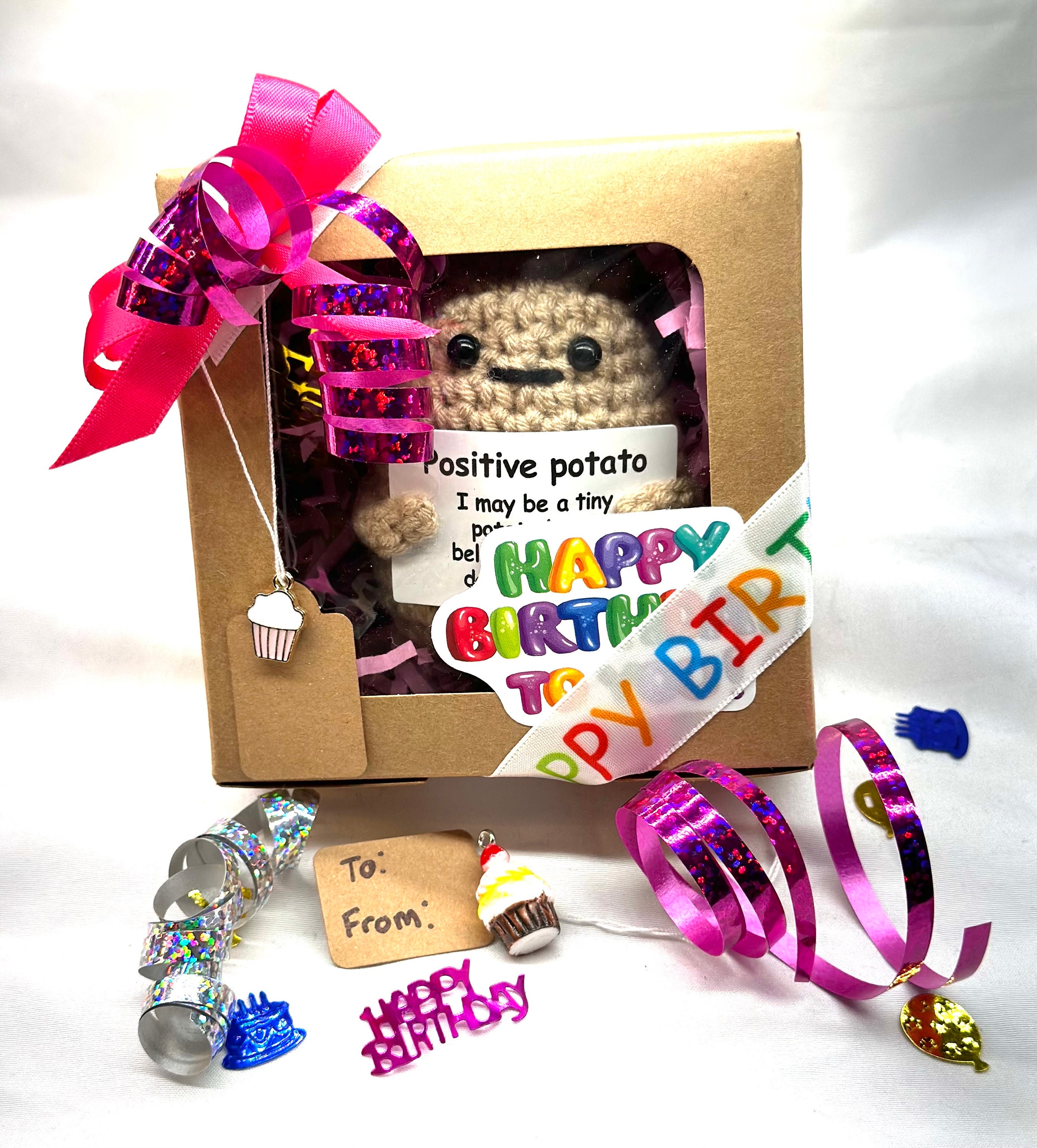 Happy Birthday Potato Gift Box - Etsy