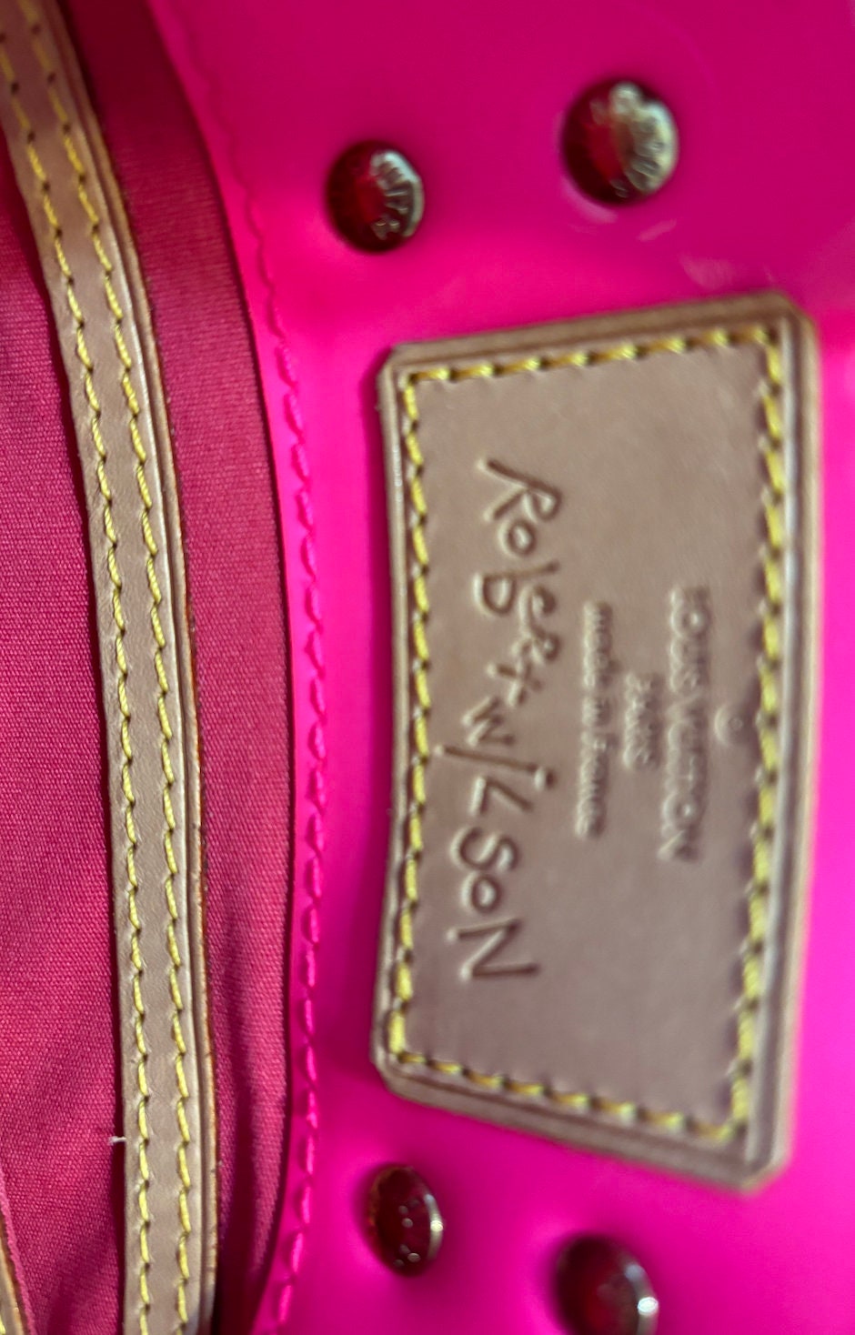 Louis Vuitton X Robert Wilson Monogram Vernis Reade PM - Etsy