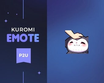 Kuro Emotes | 3 Cute Stream Emotes for Twitch & Discord | Kuro Emotes ...