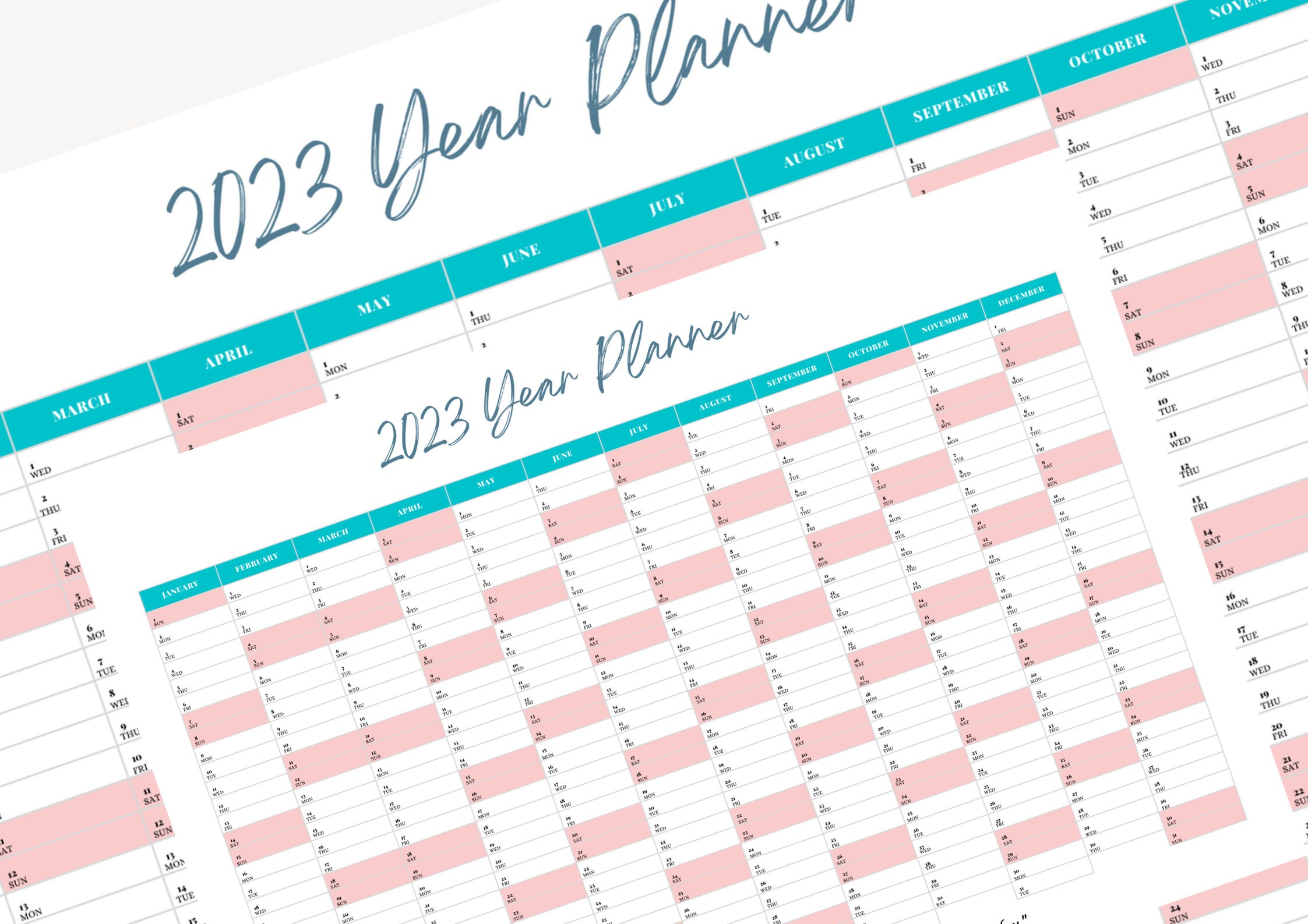 Calendar Planner 2023 Calendar Planner College Planner Printable ...