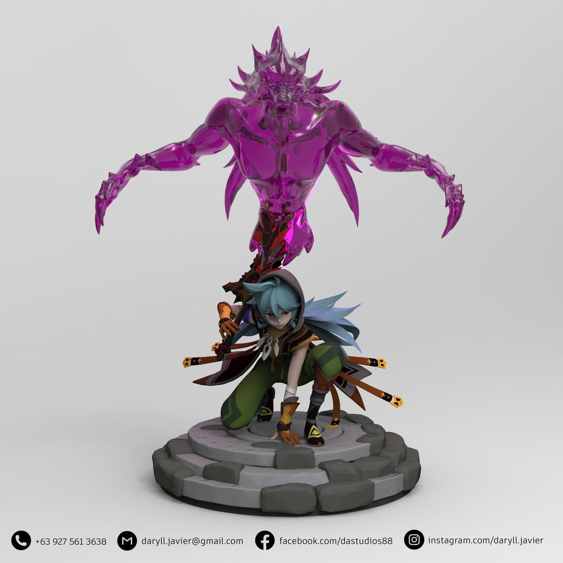 Genshin Impact Razor 7 inches Resin Figure | Etsy