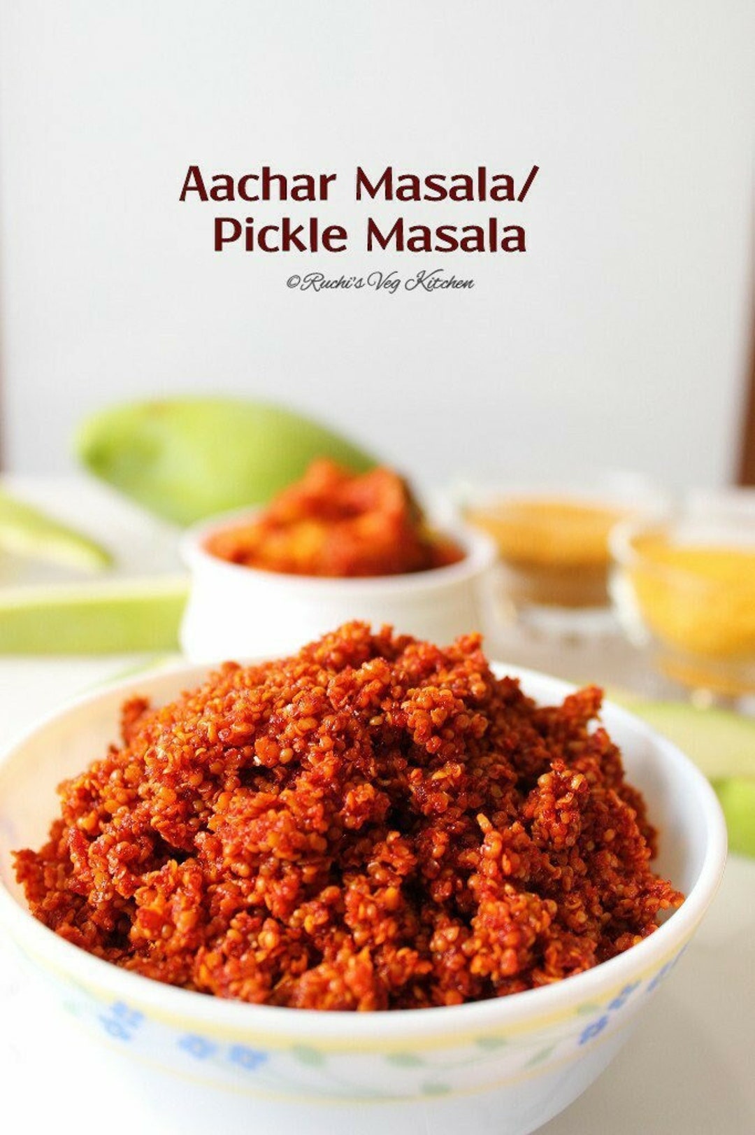 Mango Pickle Masala Powder, Indian Pickle Powder Pure Organic With Free ...