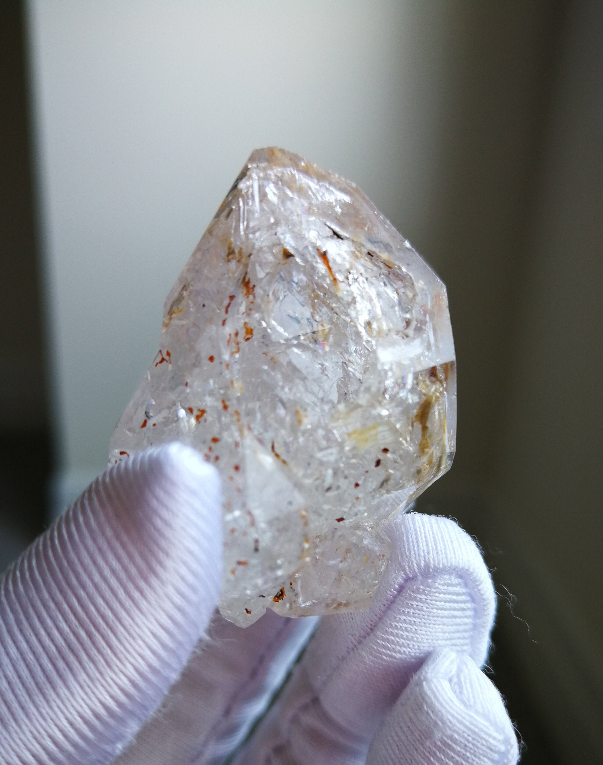 Clear Pakistan Skeletal Quartz with Clay Inclusions/Skeletal | Etsy