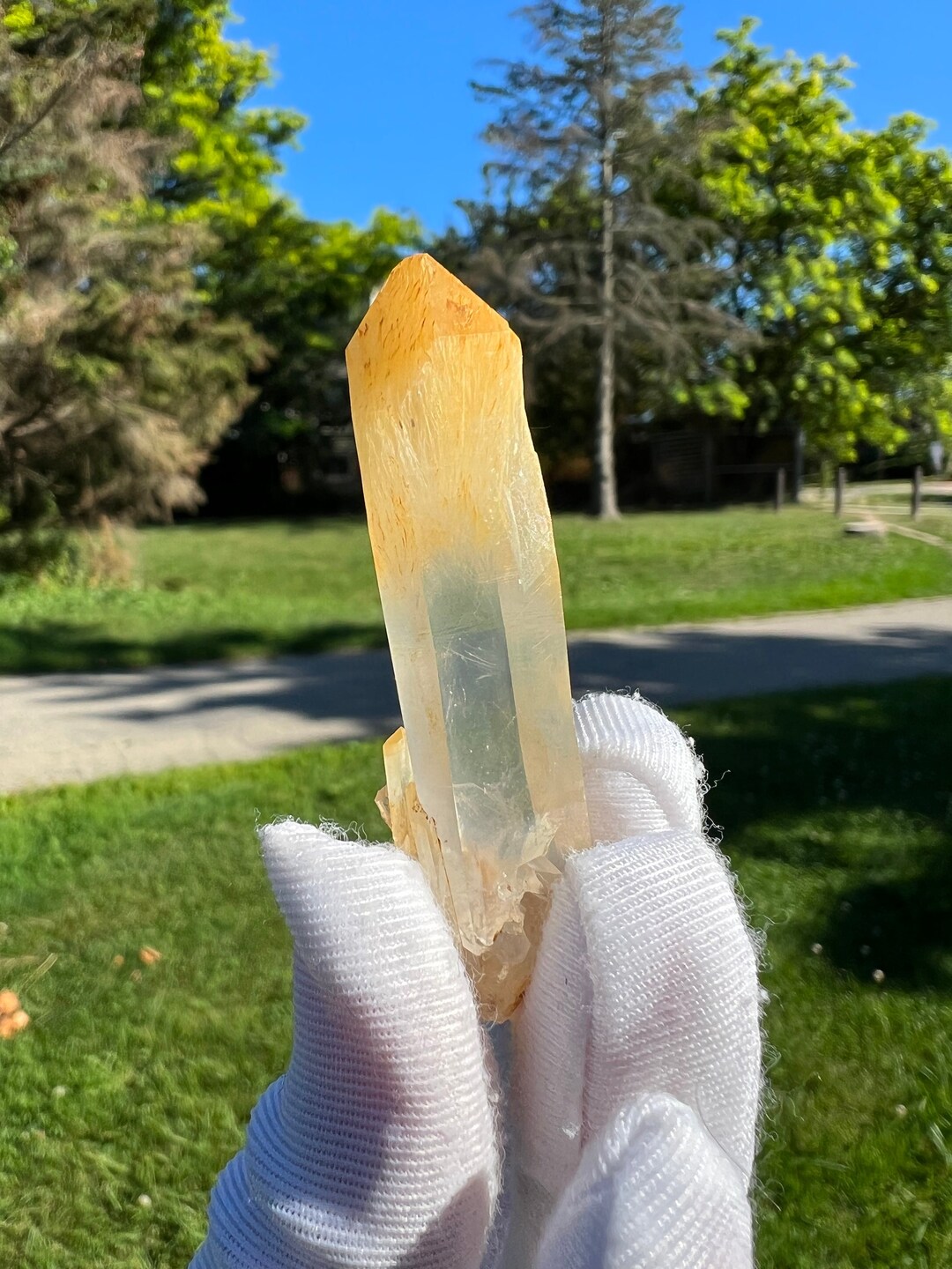 Mango Crystal/mango Quartz From Colombia/crystal Collection/healing ...