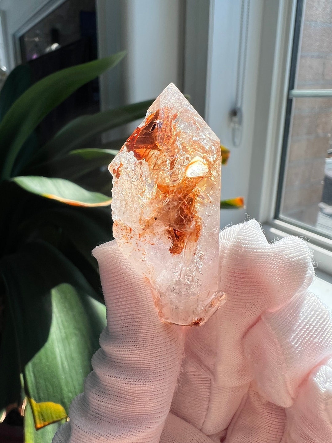 Light Purple Skeletal Quartz From Madagascar/window Quartz/fenster ...