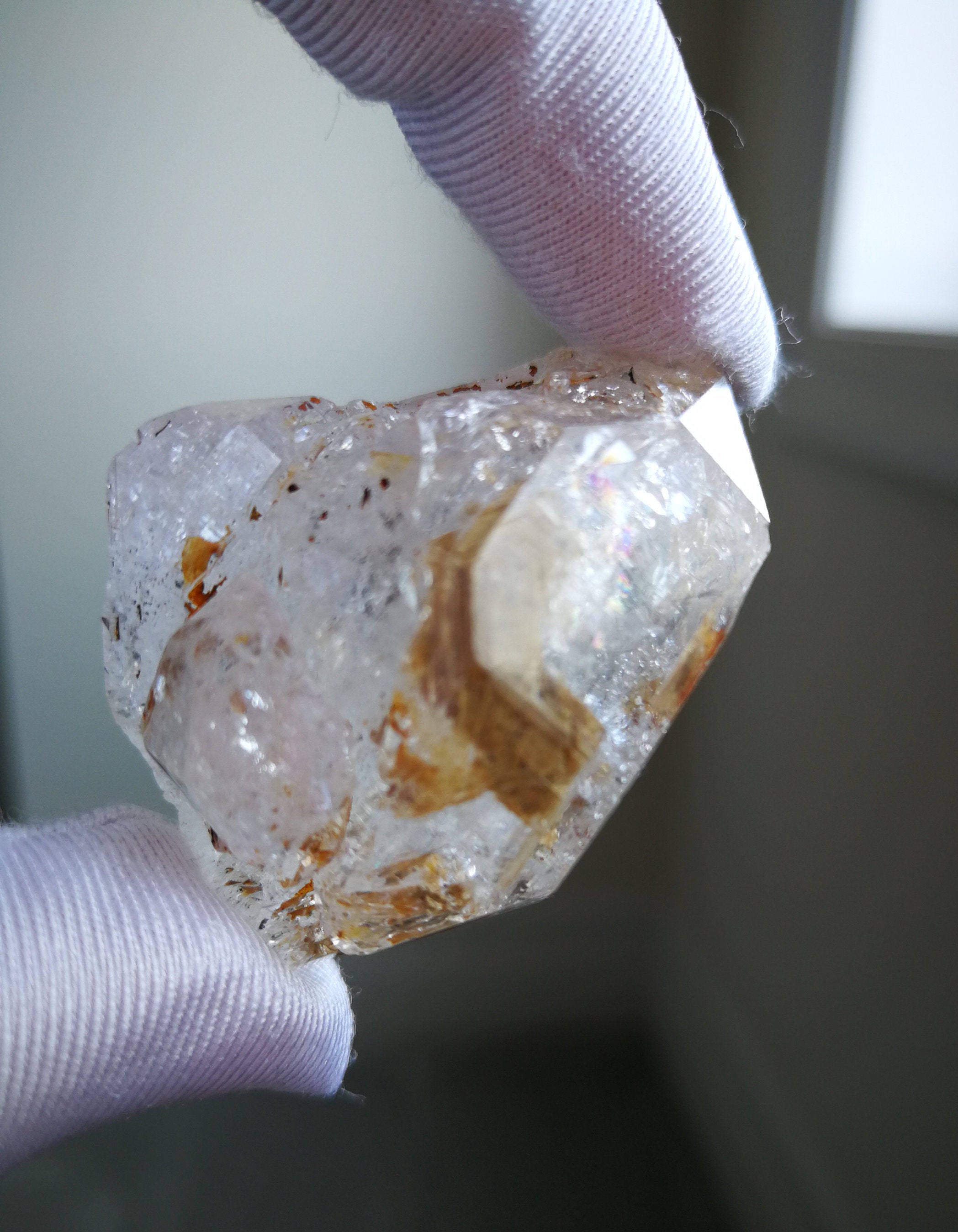 Clear Pakistan Skeletal Quartz with Clay Inclusions/Skeletal | Etsy