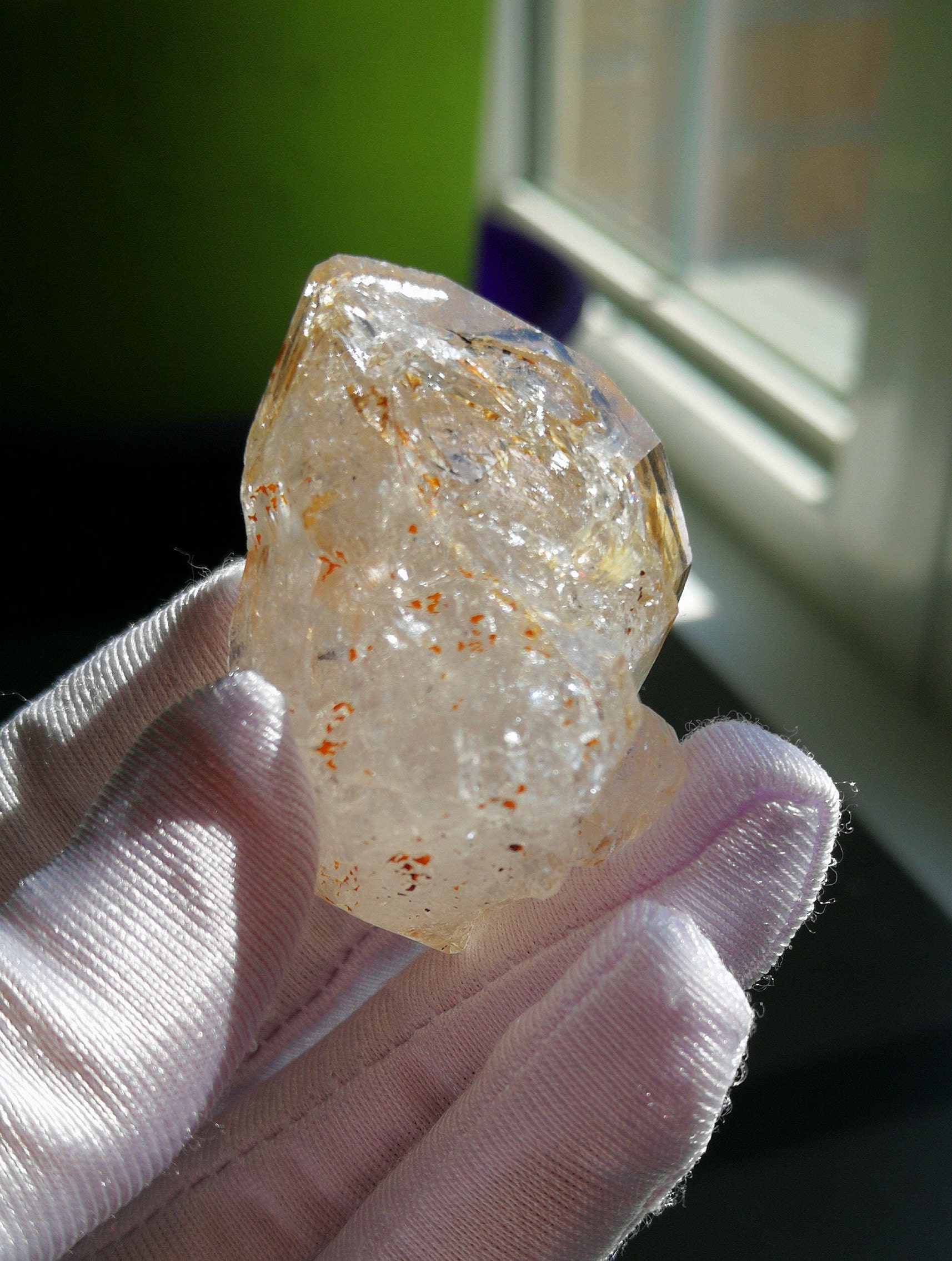Clear Pakistan Skeletal Quartz with Clay Inclusions/Skeletal | Etsy