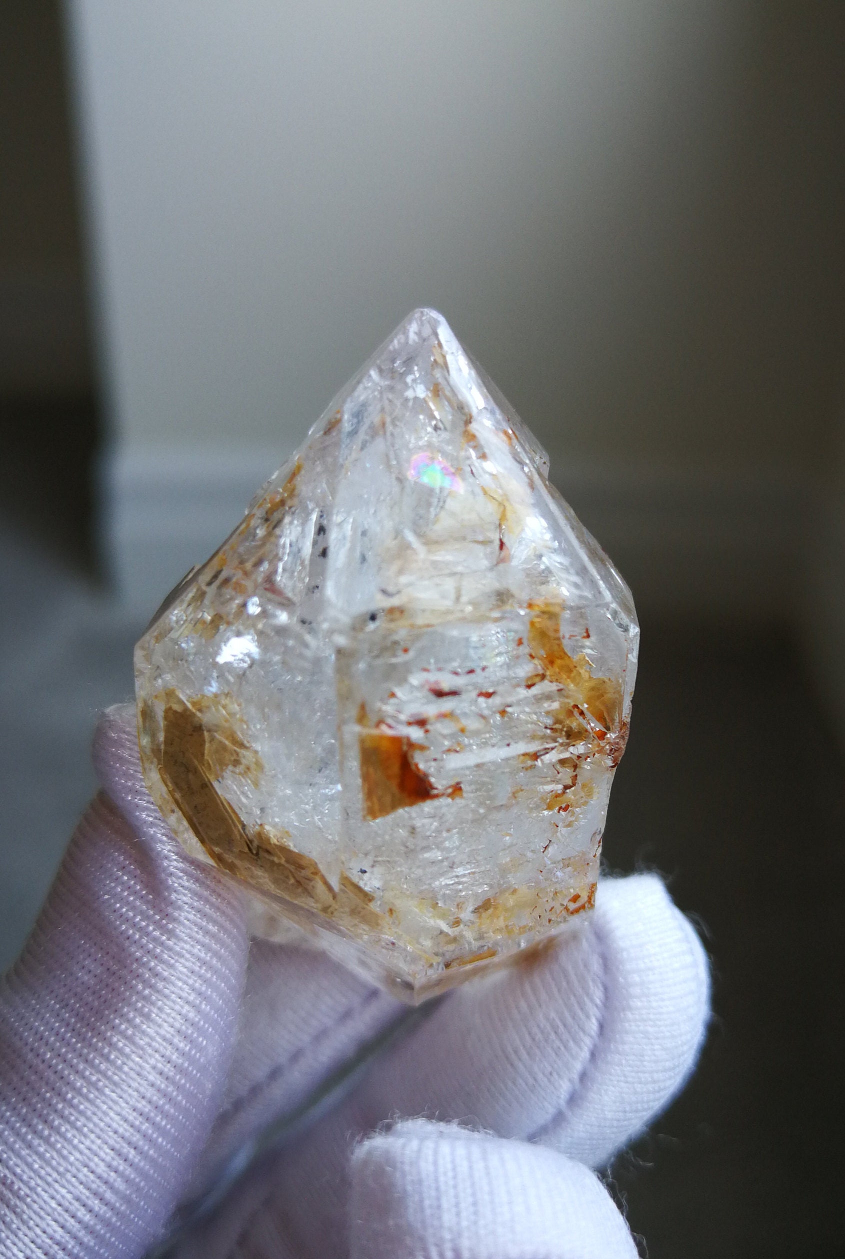 Clear Pakistan Skeletal Quartz with Clay Inclusions/Skeletal | Etsy