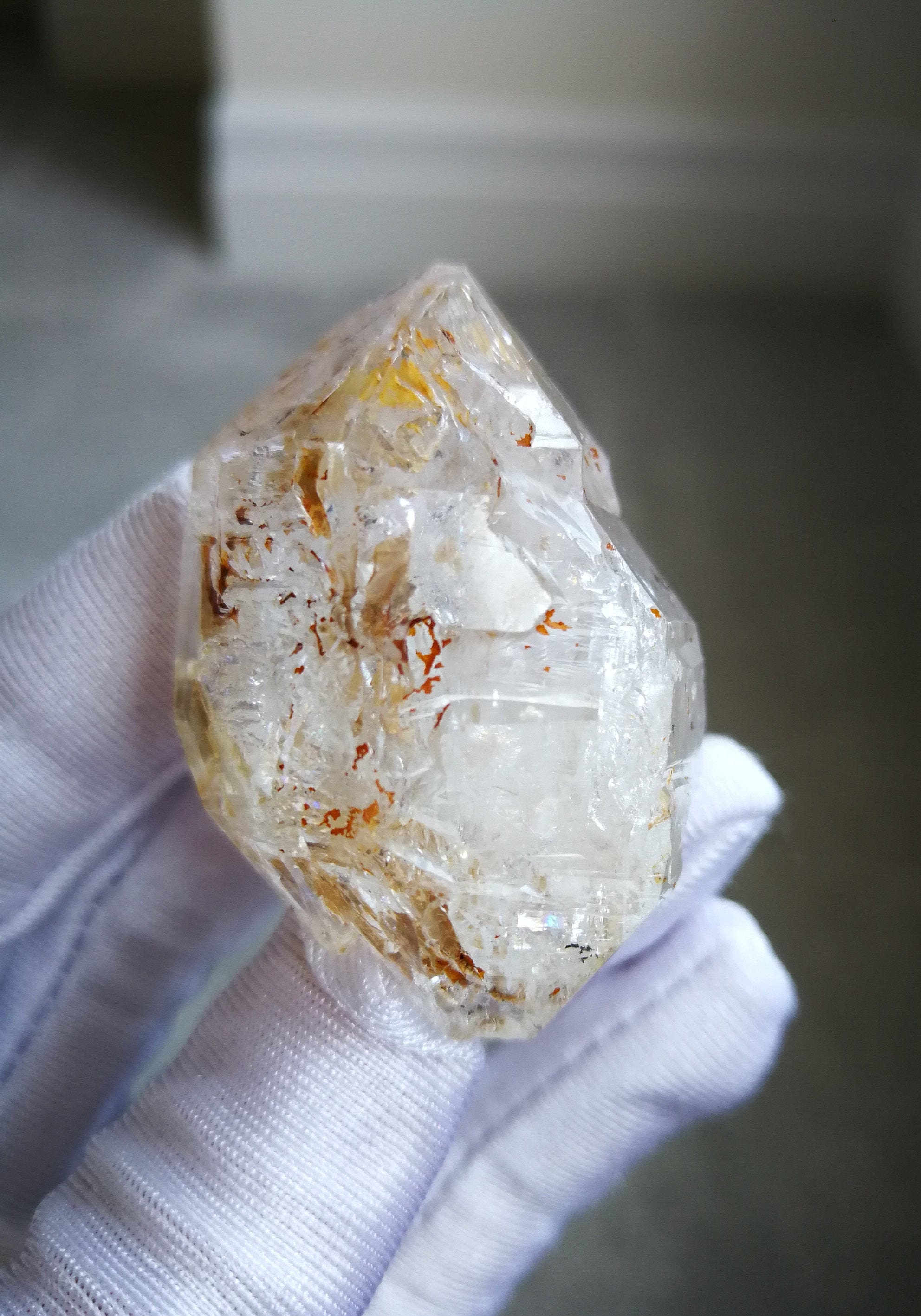 Clear Pakistan Skeletal Quartz with Clay Inclusions/Skeletal | Etsy