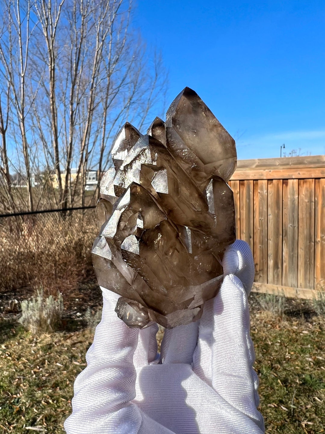 Gorgeous Smoky Elestial Quartz From Brazil - Powerful Healing Crystal ...