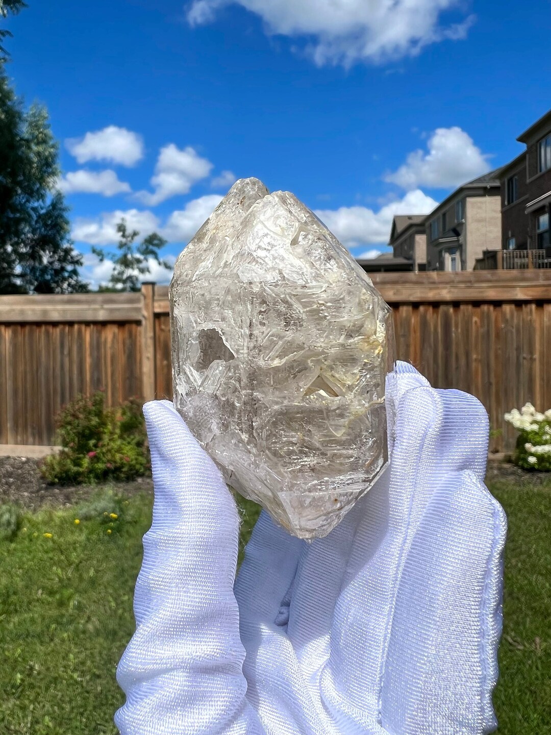 Rare Find - Skeletal Quartz With White Clay Inclusions - Layers of ...