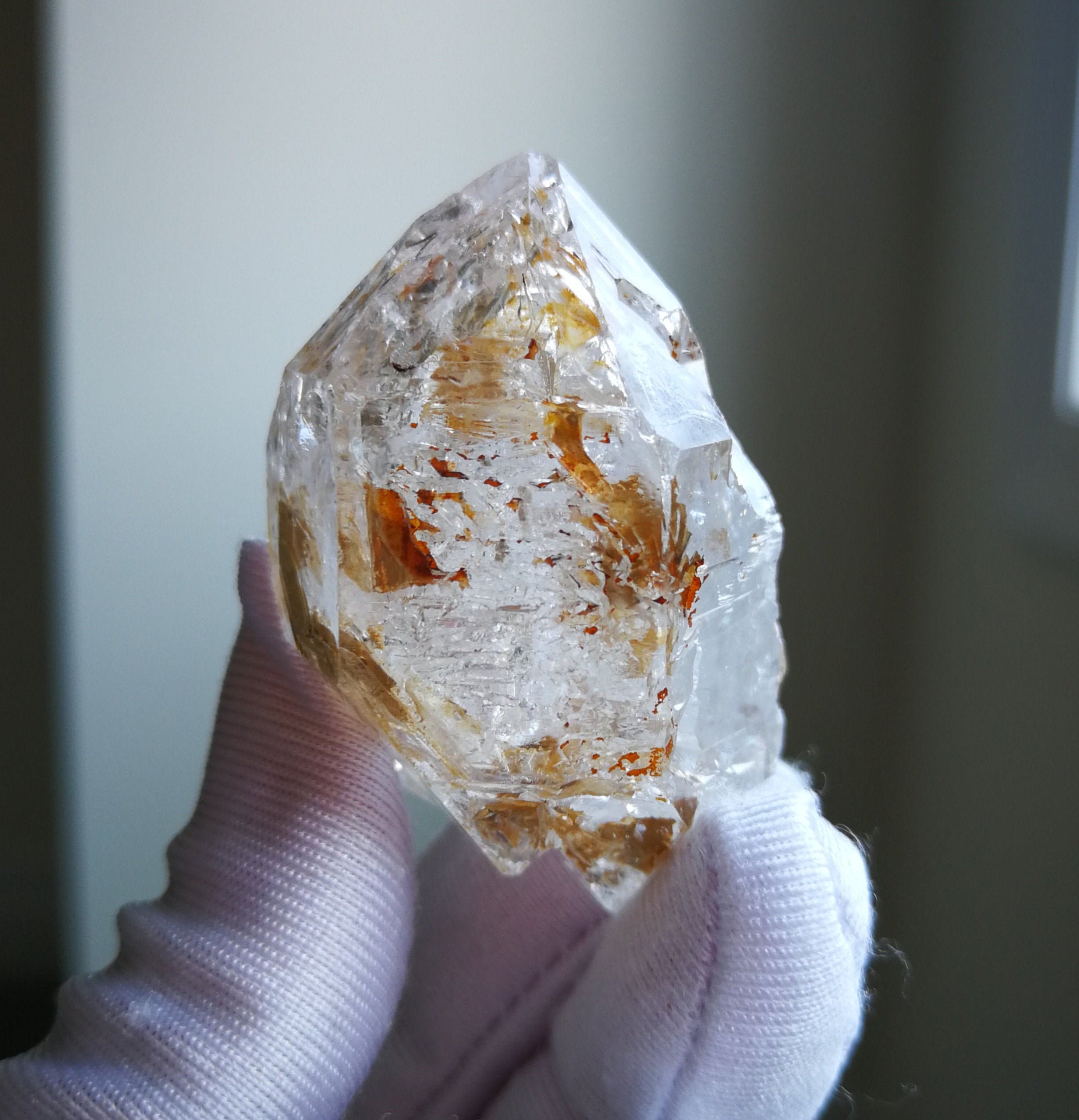 Clear Pakistan Skeletal Quartz with Clay Inclusions/Skeletal | Etsy