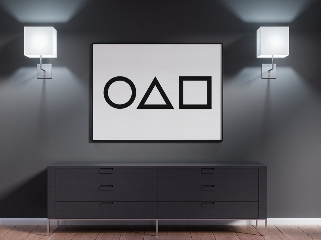 SQUID GAME Business Card Poster Christmas Gift Idea Wall Art Squid Game ...