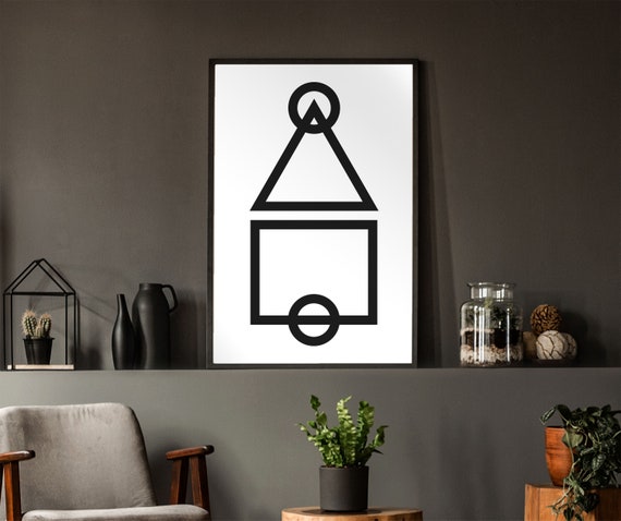 SQUID GAME Poster Christmas Gift Idea Wall Art Squid Game - Etsy