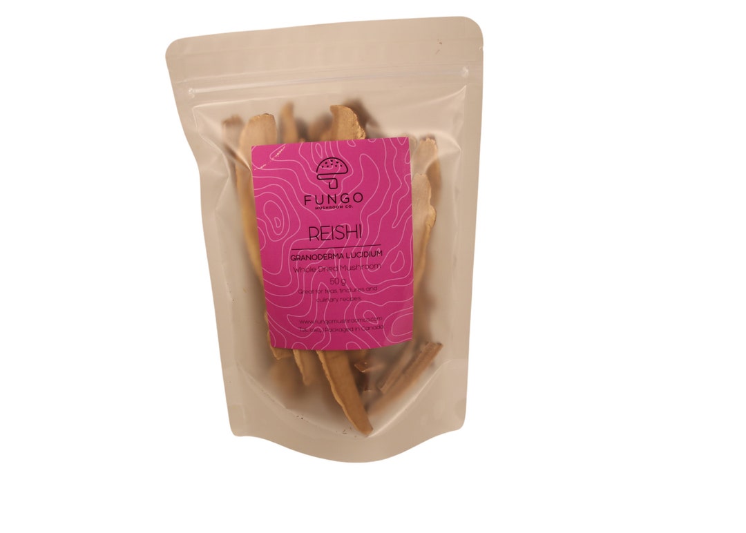 Reishi Whole Dried Mushroom 50g - Functional Mushroom - Culinary ...